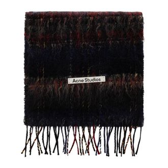 Acne Studios &Eacute;charpe en Laine Pelucheuse - unisex - Accessoires - Noir - Taille: ONE Size