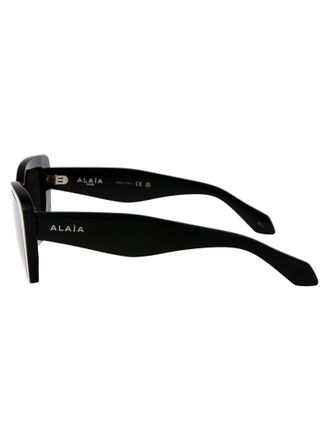 Alaia AA0070S Sculpted Acetate Sunglasses - Black