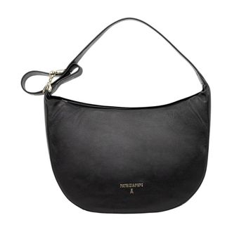 Patrizia Pepe Sac port&eacute; &eacute;paule en cuir de veau - Femme - Sacs - Noir - Taille: ONE Size
