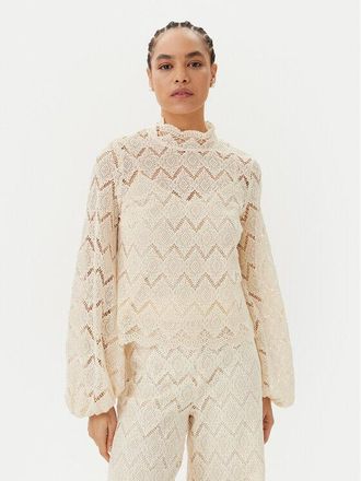 Twin-Set Bluse 251TP2404 Beige Regular Fit