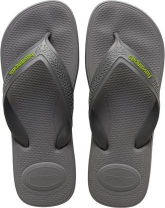 Havaianas Top Max Comfort, Tongs Élégantes et Durables, Design Robuste, Semelle Anatomique Antidérapante, Homme Gris Acier 39/40 EU