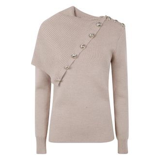 Paco Rabanne Pullover aus Wolle - - Knitwear - Damen - Beige - M