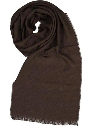 Boggi Milano Herren Schal braun Woll-Stoff
