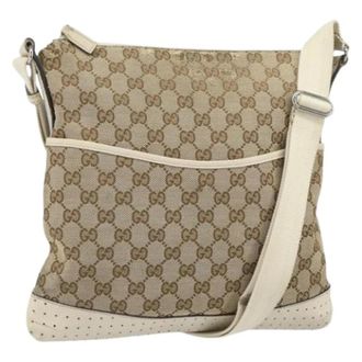 Gucci Pre-owned Vintage Umh&auml;ngetasche - - Pre-owned - Damen - Beige - ONE SIZE
