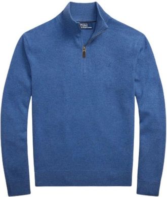 Polo Ralph Lauren Homme, Pulls, Bleu, Taille: 2XL Pull camionneur demi-zip