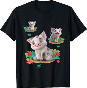 Disney Vaiana 2 Pua the Pig Cute Character Poses T-Shirt