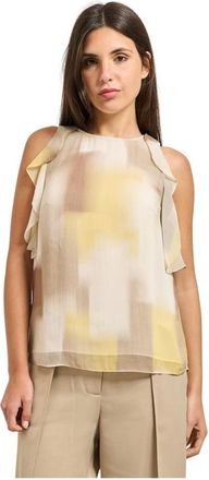 A|X Armani Exchange Femme, Blouses et Chemises, Multicolore, Taille: 42 FR Chemise sans manches