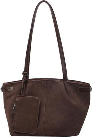 Generic Sac fourre-tout tendance vintage, grande capacit&eacute;, sac &agrave; main de voyage pour femme, travail, shopping, voyage, caf&eacute;, 13.78x8.27x4.72inch
