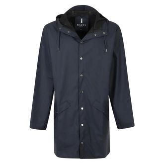 Rains Long Jacket W3 - Homme - Vestes - Bleu - Taille: XL