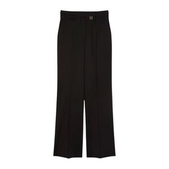 Sportmax Femme, Pantalons, Noir, Taille: 42 FR Pantalon Long Spxcera