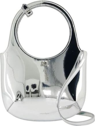 Courrèges Hobo Bags - Holy Mirror Purse - Courreges - Synthetic - Gr. unisize - in Silber - für Damen