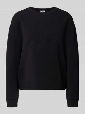 s.Oliver Red Label Regular Fit Sweatshirt aus Modal-Mix