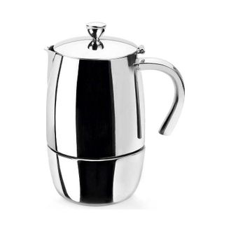 Lacor Cafeti&egrave;re Express Luxe en acier inoxydable - 4 tasses