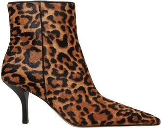Michael Kors Stiefel - Pony hair ankle boots Selina - Gr. US_6_5 - in Braun - für Damen