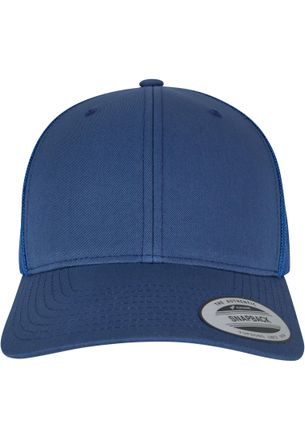 Flexfit Unisex Retro Trucker Cap, Klassische Trucker Cap mit Mesh-R&uuml;ckseite, one Size, Light Navy