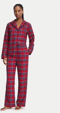Tommy Hilfiger Pyjama UW0UW06708 Rot Relaxed Fit