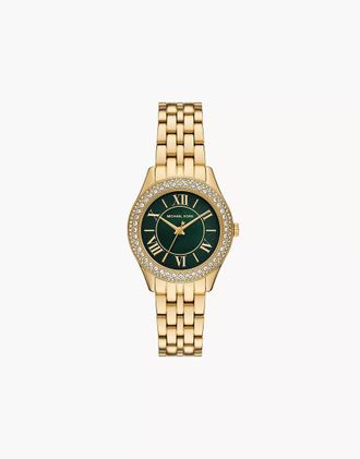 Michael Kors Harlowe - Montre en acier inoxydable avec mouvement &agrave; 3 aiguilles - Dor&eacute;
