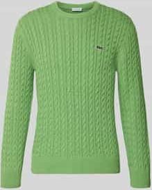 Lacoste Regular Fit Strickpullover aus Baumwoll-Mix