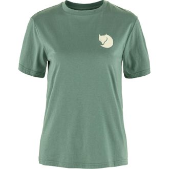 Fjällräven Damen Walk with Nature T-Shirt, Patina Green, XS