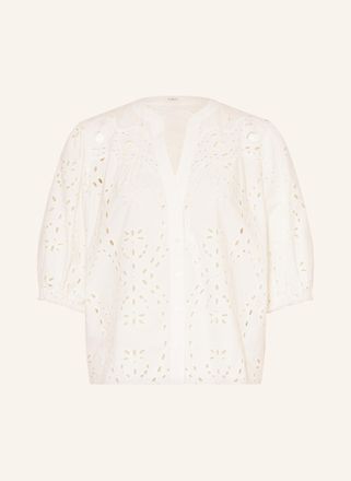 BA&SH Ba&Sh Bluse Beatrice Aus Lochspitze weiss