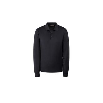 Moorer Homme, Pulls, Bleu, Taille: M Alonso Polo Knit