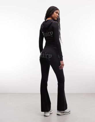 Juicy Couture Pantalon de jogging &eacute;vas&eacute; densemble - Noir