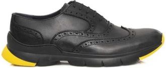 Cerruti Homme, Chaussures, Gris, Taille: 42 EU Chaussure en Cuir Gris à Lacets