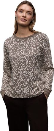 Street One Leo Jacquard Shirt Light Terra Mocha 38