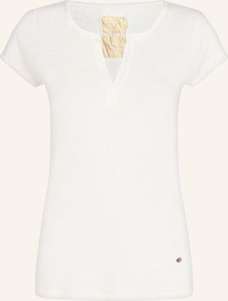 Mos Mosh Mos Mosh T-Shirt Troy Mit Leinen weiss