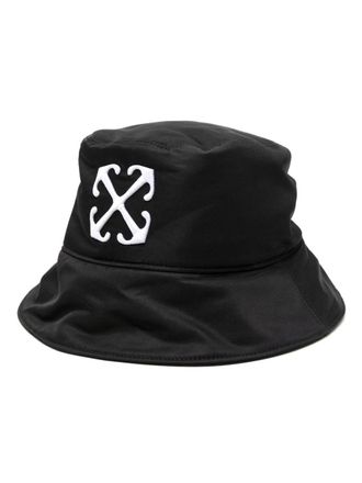 Off-white bob &agrave; logo brod&eacute; - Noir