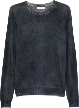 Arovescio pull à col rond - Bleu