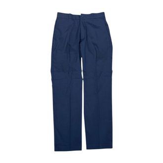 Calvin Klein Homme, Pantalons, Bleu, Taille: W33 Pantalon Droit Seersucker
