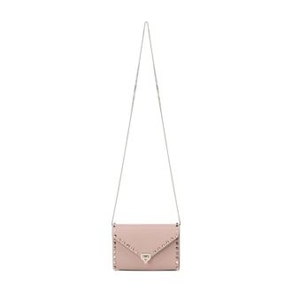 Valentino Rockstud Kleine Crossbody Bag - - Bags - Damen - Rosa - ONE SIZE