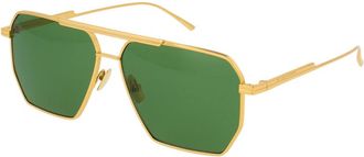 Bottega Veneta Stylische Sonnenbrille Bv1012S - - Accessories - Herren - Gelb - 60 MM