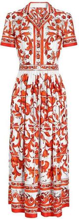 Dolce & Gabbana Maxikleid - Orange