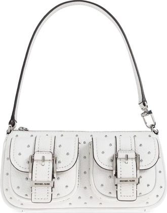 Michael Kors Femme, Sacs, Blanc, Taille: ONE Size Zoe Shoulder Bag