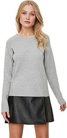 Vero Moda Pull en Maille VMDOFFY Pull-Overs Light Grey Melange XXL Light Grey Melange XXL
