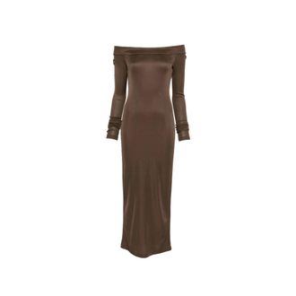 Andamane Femme, Robes, Brun, Taille: 36 FR Robe Talia