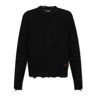 Dsquared2 Wollpullover - - Knitwear - Herren - Schwarzk - 3XL