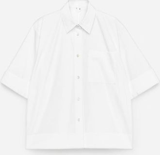 Arket Kurzärmlige Hemdbluse -Weiß