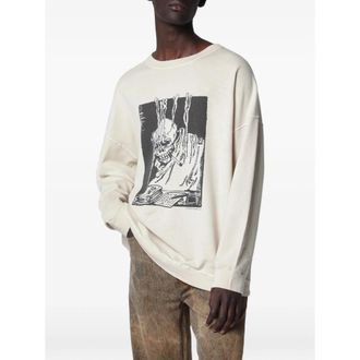 Our Legacy Slack Angry Fan Mail Print Sweatshirt