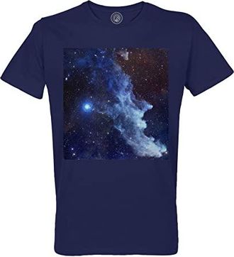 Fabulous T-Shirt Homme Col Rond Coton Bio Nebuleuse de la Tete de sorciere Astronomie Espace Galaxie