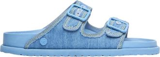 Birkenstock Femme, Chaussures, Bleu, Taille: 36 EU Arizona Stone Washed Denim Coupe &eacute;troite