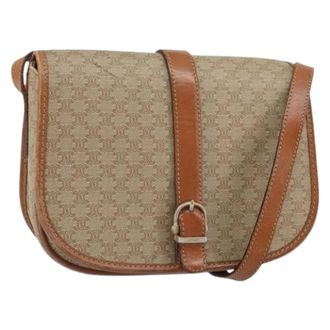 Celine Sac bandouli&egrave;re en plastique Pre-owned - Femme - Pre-owned - Beige - Taille: ONE Size
