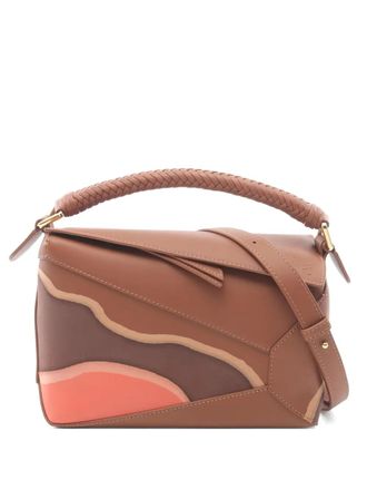 Loewe petit sac à main Puzzle Edge Landscape (années 2020) - Marron