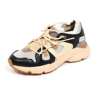 Tod's Sportliche Graue Stoff Schn&uuml;rschuhe - - Shoes - Damen - Mehrfarbig - 36 EU