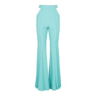 Giuseppe Di Morabito Satin Cut Out Hose - - Trousers - Damen - Blau - M