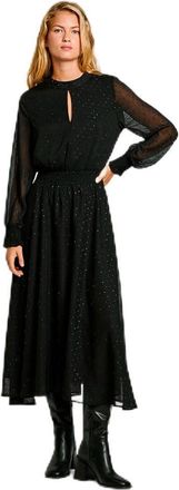 Pepe Jeans London Damen Anushka Kleid, Schwarz (Black), M, Schwarz (Black), Medium