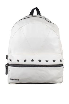 Jimmy Choo London Rucks&auml;cke - Wilmer Backpack - Gr. unisize - in Wei&szlig; - f&uuml;r Damen