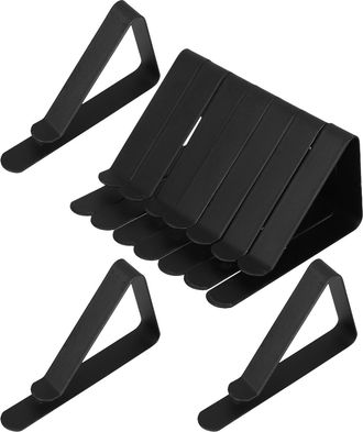 IFUNDOM Windfeste Edelstahl Tischdeckenklemmen 10 St&uuml;ck rutschfeste Tischdeckenclips f&uuml;r Picknick Camping und Gartenpartys Wetterfeste Tischhalter f&uuml;r Verschi